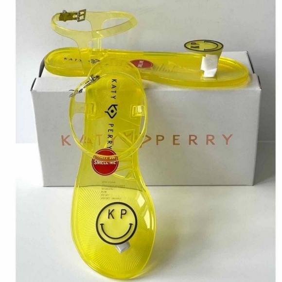 Katy Perry Collections | Shoes | Katy Perry Smiley Face Jelly Sandals ...